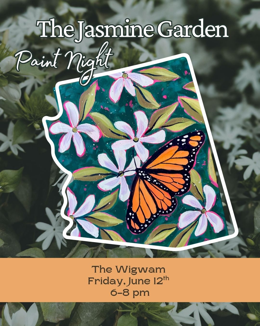 The Jasmine Garden Paint Night – Prickle & Pine Designs