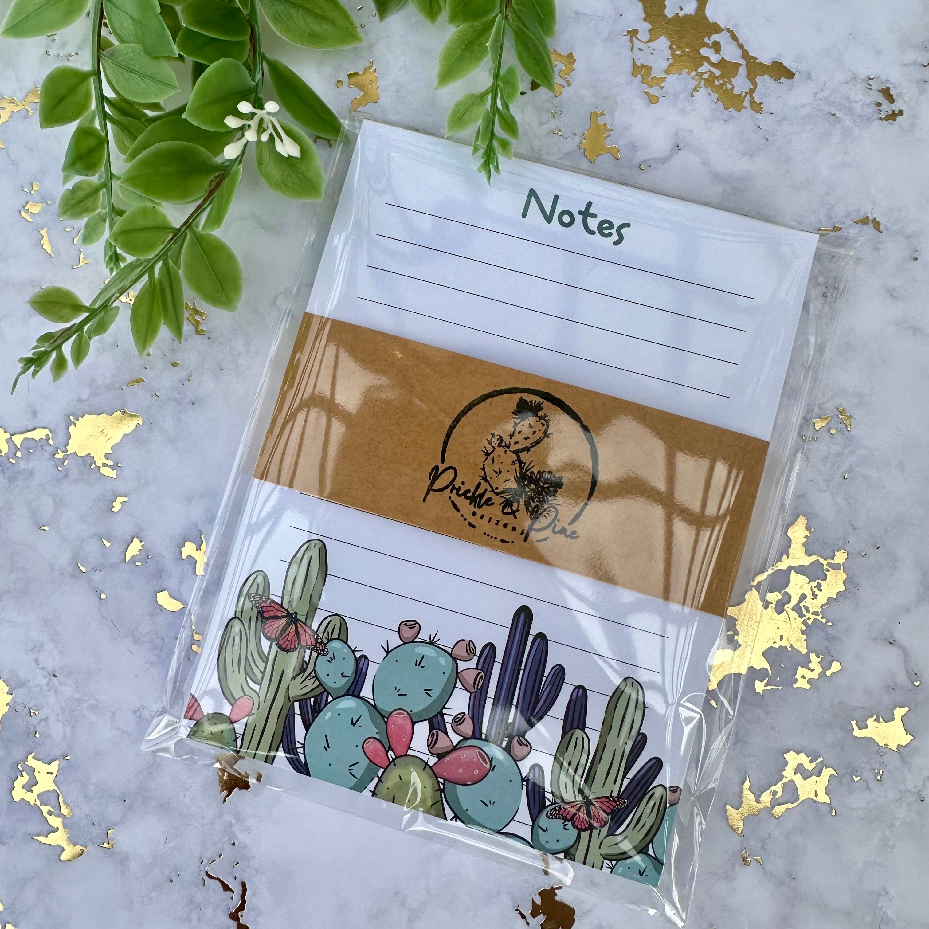 Cactus Notepad – Prickle & Pine Designs